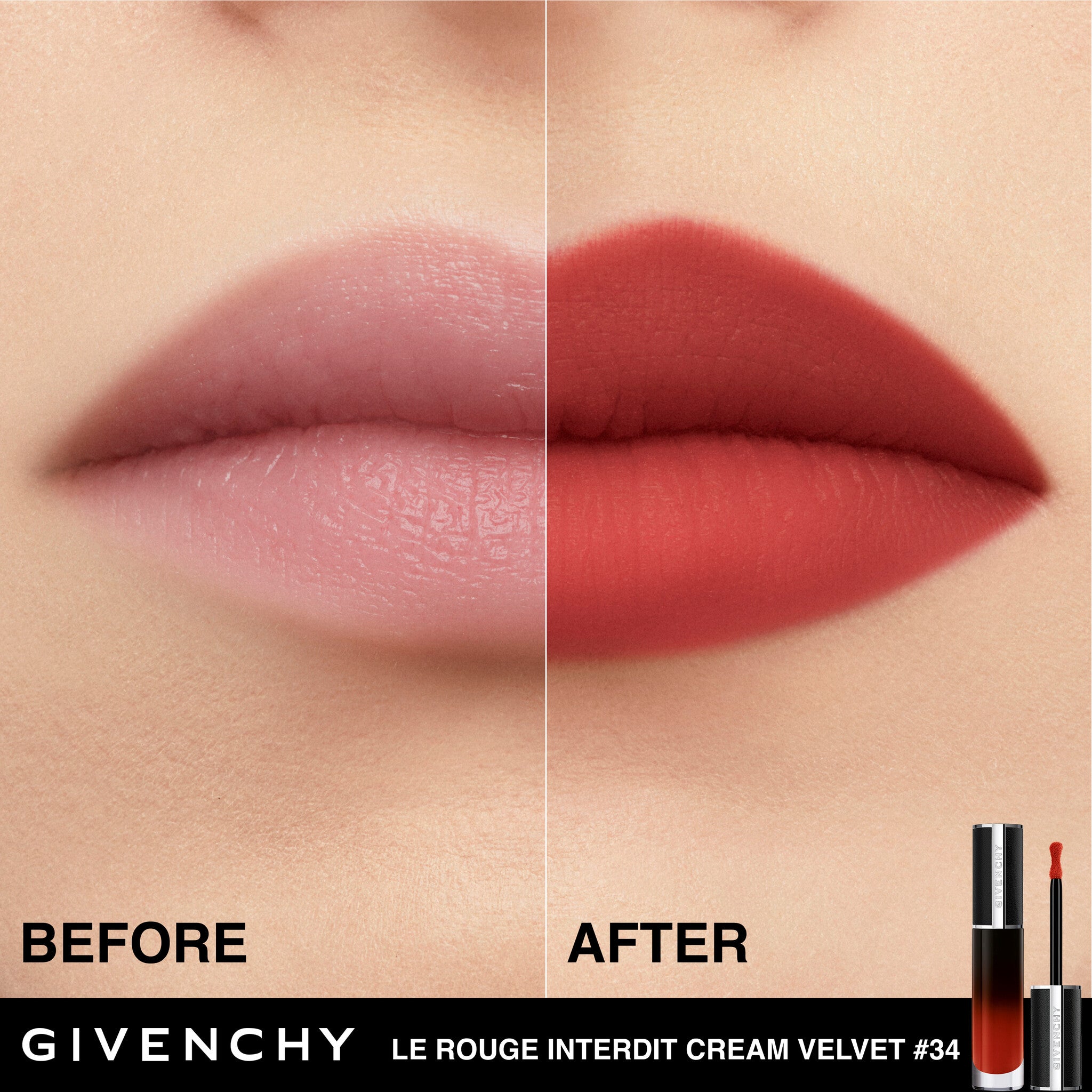 Le Rouge Interdit Cream Velvet – Givenchy HK